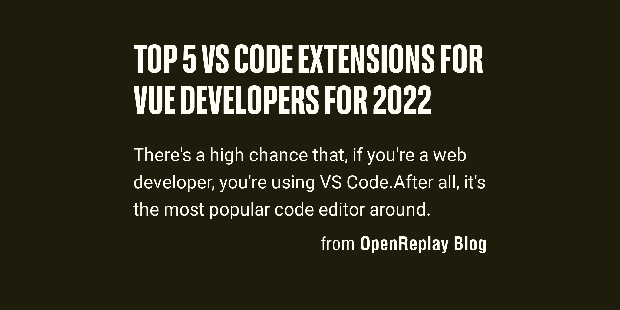 Vs Code Extensions For Web Development 2022 Vs Code Extensions For Web Development 2022